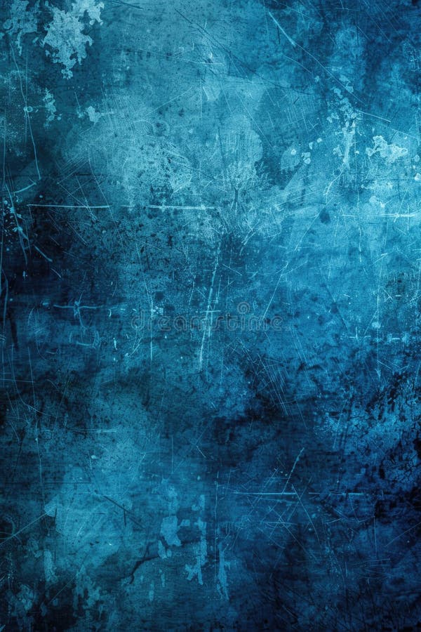 A Distressed Blue Background with Scratches and Marks, Perfect for ...