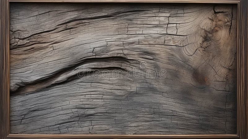 Distressed Brown Wood Frame Stock Illustration - Illustration of ...