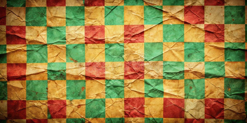 Distressed Checkerboard Pattern Torn Wrapping Paper Background for ...