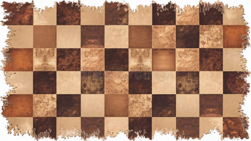 Distressed Checkerboard Pattern, Vintage Brown High Quality Image Stock ...