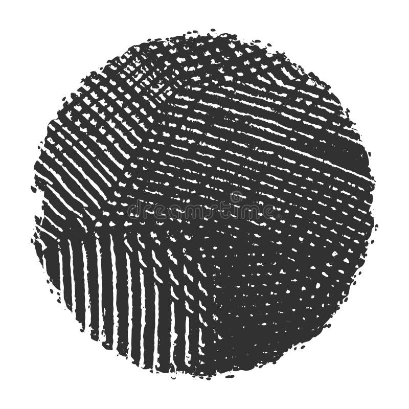 Circle Stamp Texture stock vector. Illustration of draw - 158521558
