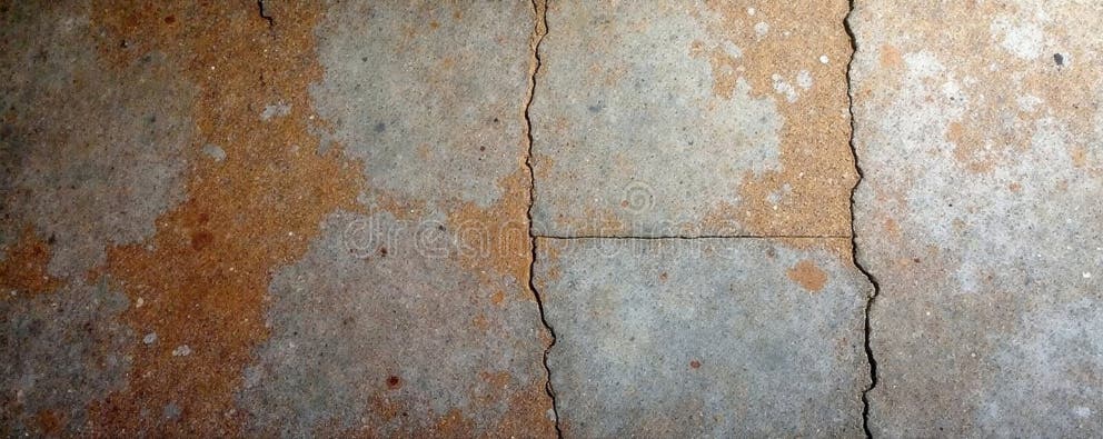 Distressed Concrete; Polished Sections Reveal Aggregate , Backdrop ...