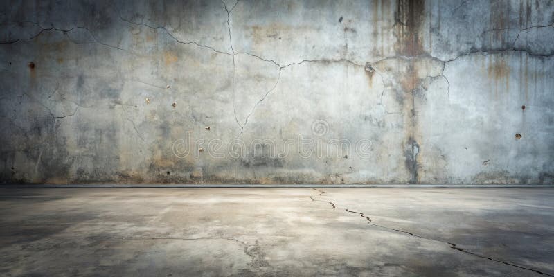 Distressed Concrete Wall and Floor Background Ideal for Design Projects ...