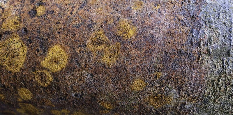 Distressed Concrete Wall with Rust Color Mildew Stains Grunge ...