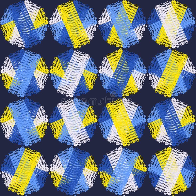 Distressed Fabric Texture. Material from Threads. Grunge Background ...