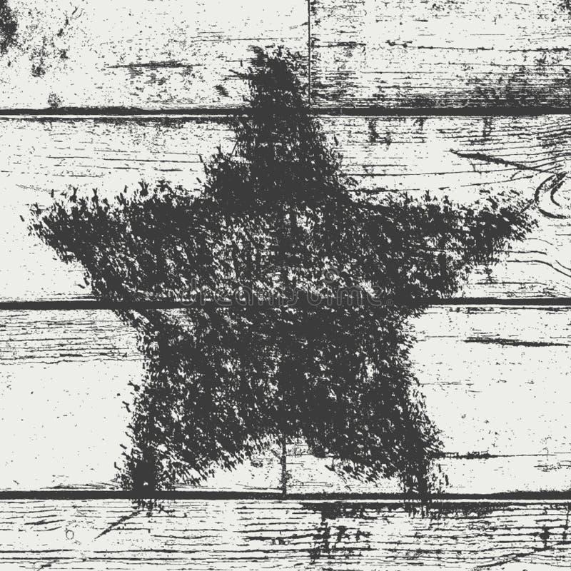 Bold Star Stamp Wood stock illustration. Illustration of artistic ...