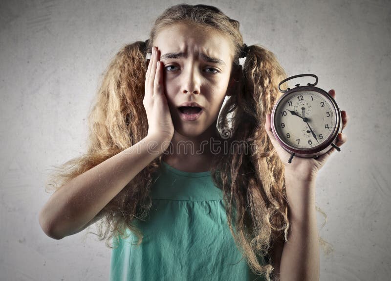 Distressed girl stock image. Image of awake, student - 89659319