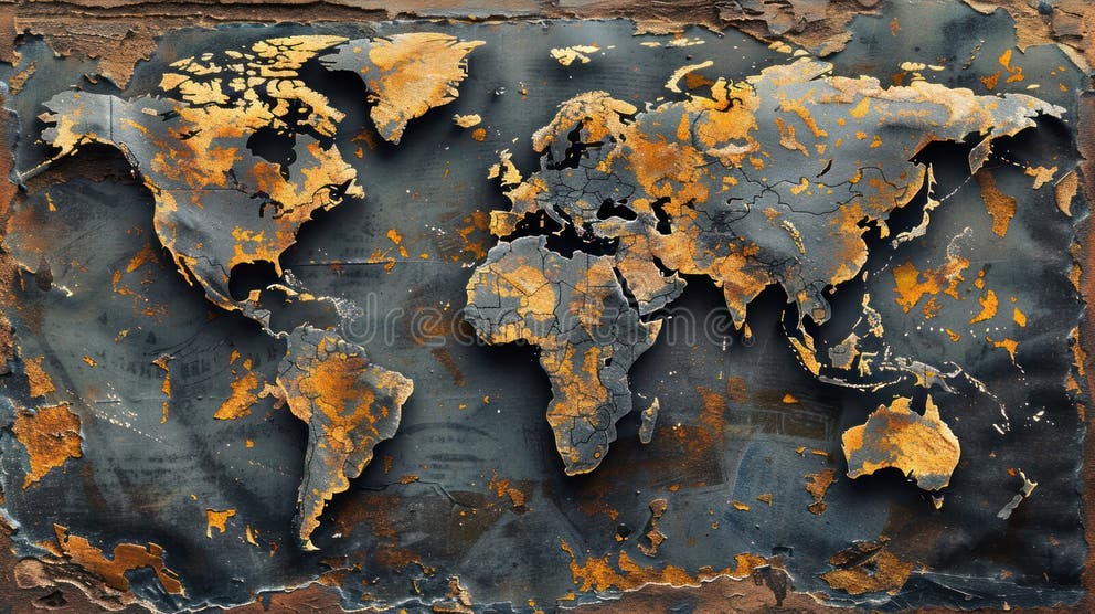 Distressed Map Stock Illustrations – 7,988 Distressed Map Stock ...