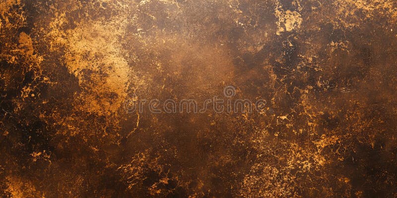 Distressed Gold and Brown Metallic Texture with Rustic Patterns Stock ...