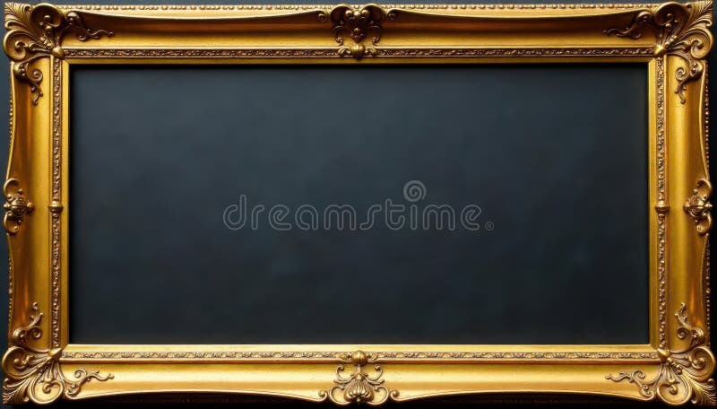 Distressed Gold Frame, Golden Section, Aged Look, Gilt, Golden Ratio ...