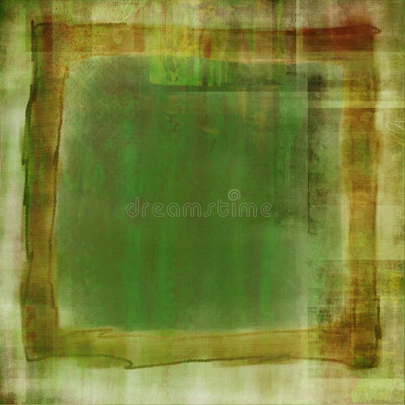 Distressed Green Background Stock Illustration - Illustration of brush ...