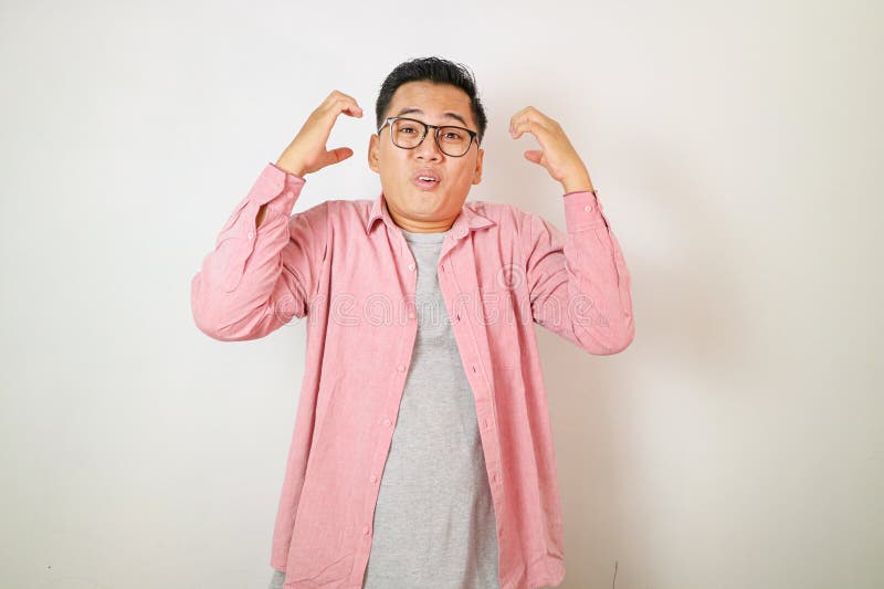 Distressed Guy Showing Mind Blowing Gesture, Looking Frustrated and ...