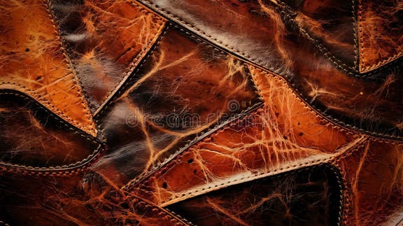Distressed Leather Texture, Brown Patchwork Good Resolution Stock Photo ...