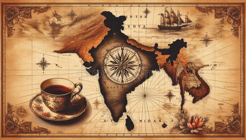 Distressed Lithograph Style Map Stock Photos - Free & Royalty-Free ...