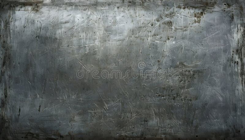 Distressed Metal Plate - Industrial Grunge Texture Stock Illustration ...