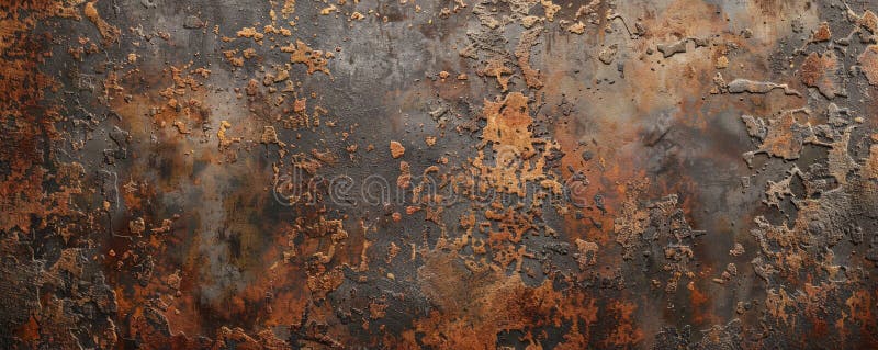 A Distressed Metal Surface with Deep Rust and Intricate, Aged Textures ...