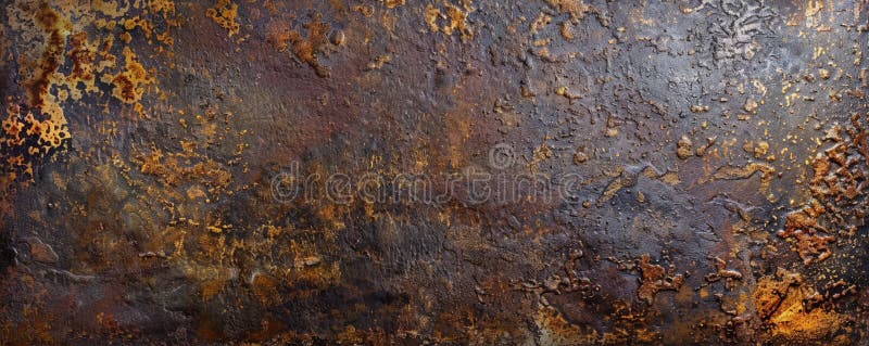 A Distressed Metal Surface with Visible Signs of Corrosion and Deep ...