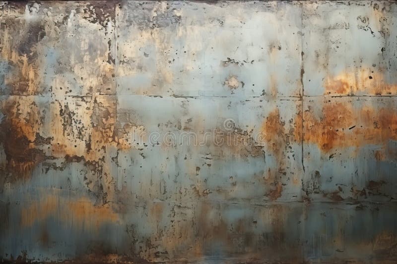 Distressed Metal Wall Texture with Dramatic Shadows and Industrial ...