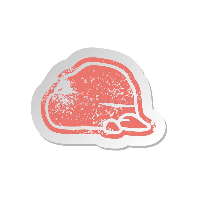 Distressed Old Sticker of Stone and Pebbles Stock Vector - Illustration ...