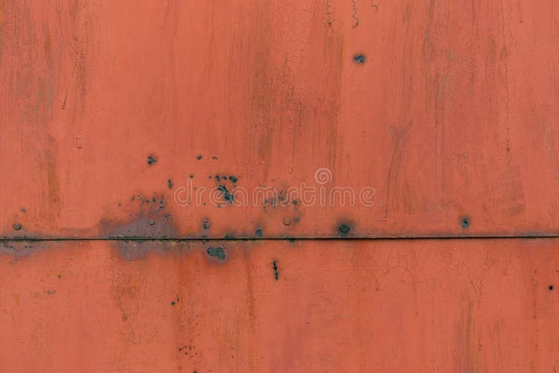 Distressed Orange Color Metal Rusty Texture Stock Image - Image of ...