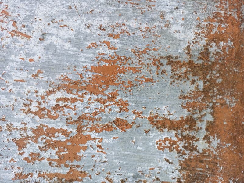 Distressed Orange Peeling Paint on Weathered Surface Background Stock ...