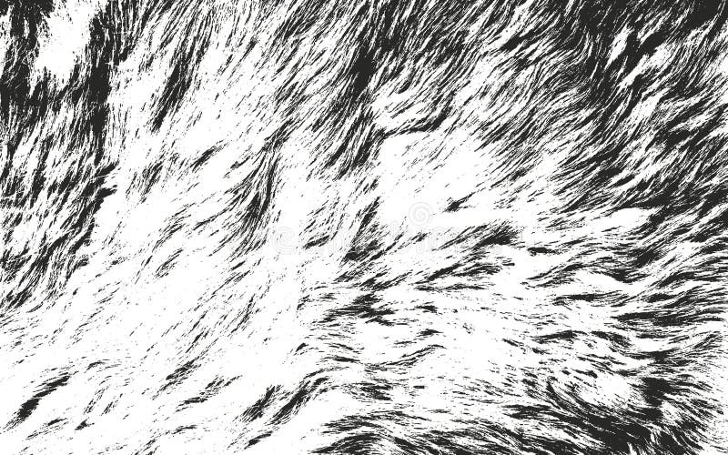 Distressed Overlay Texture Of Natural Fur Stock Vector - Illustration ...