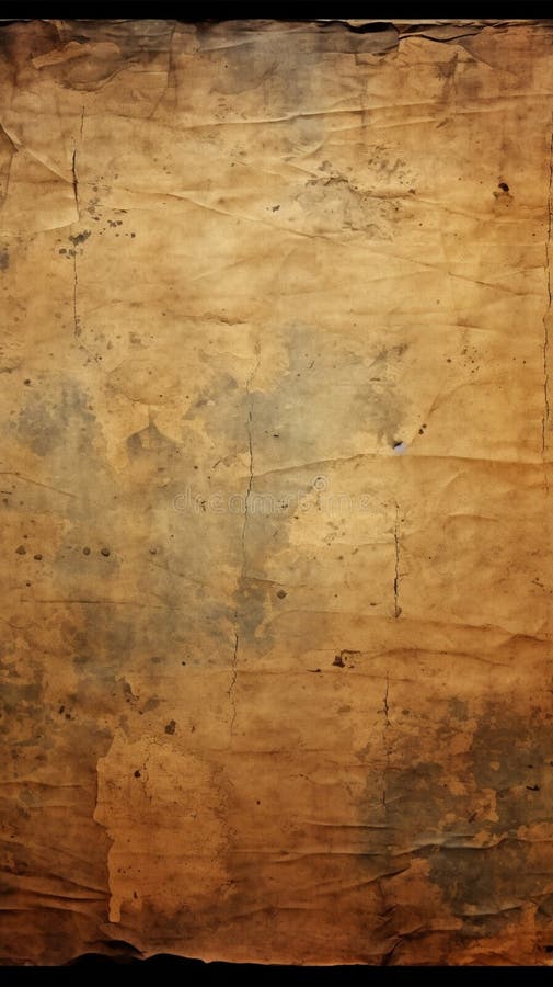 Distressed Paper Texture with Rustic, Darkened Edges Stock Illustration ...