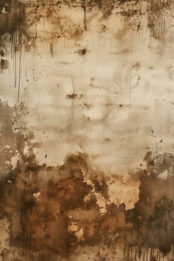 Distressed Paper Texture with Stains and Splatters on Beige Background ...