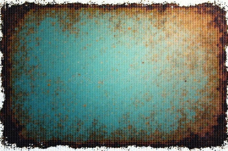 Distressed Rectangular Stencil Border, Uneven Edges, Dark Stain, Effect ...
