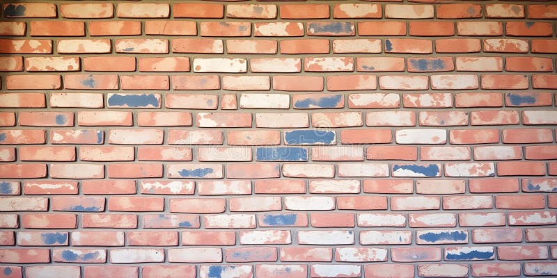 Distressed Red Brick Wall Texture Background Rustic Masonry Surface ...