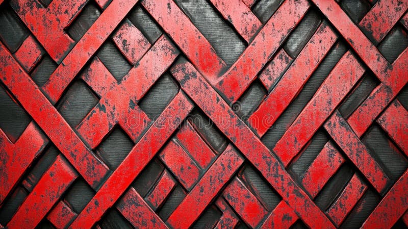 Red Weave Metal Texture. AI Generated Stock Illustration - Illustration ...