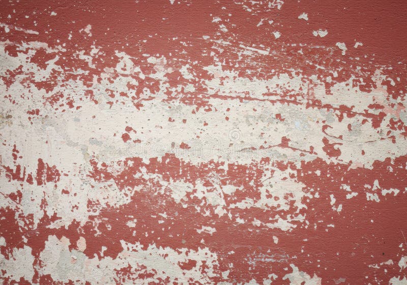 Distressed Red Wall Texture Peeling Paint Aged Concrete Background ...