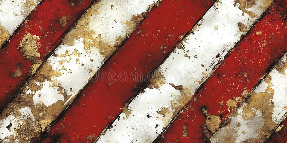 Distressed Red and White Diagonal Stripes Texture Grunge Background ...