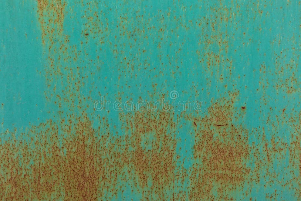 Distressed Rusty Green Color Texture Stock Image - Image of antique ...