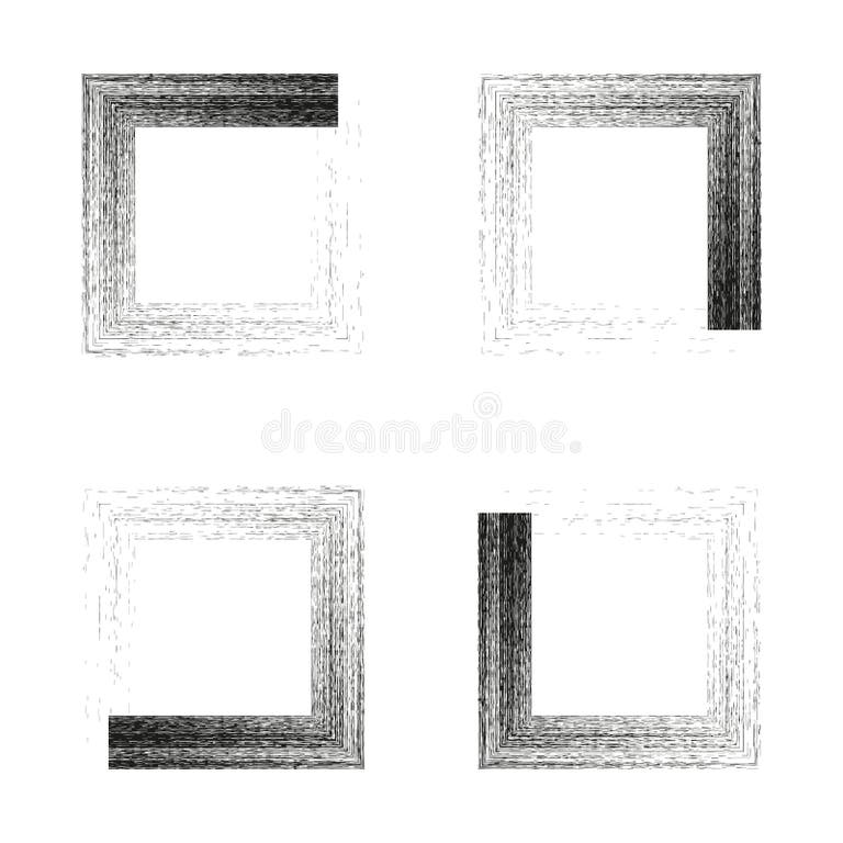 Distressed Square Outline Stock Illustrations – 517 Distressed Square ...