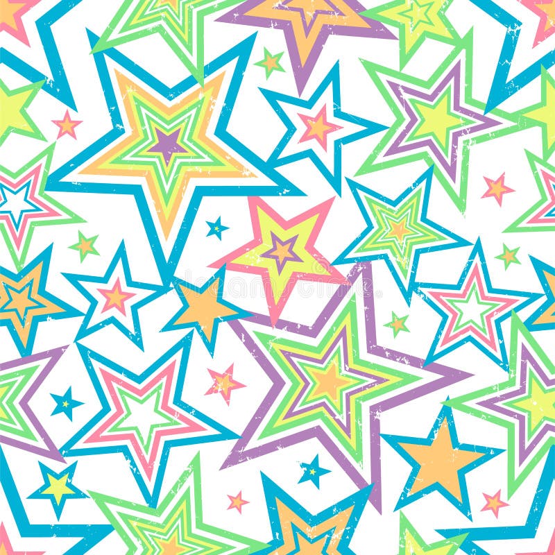 Distressed Stars Background Vector Stock Illustration - Illustration of ...