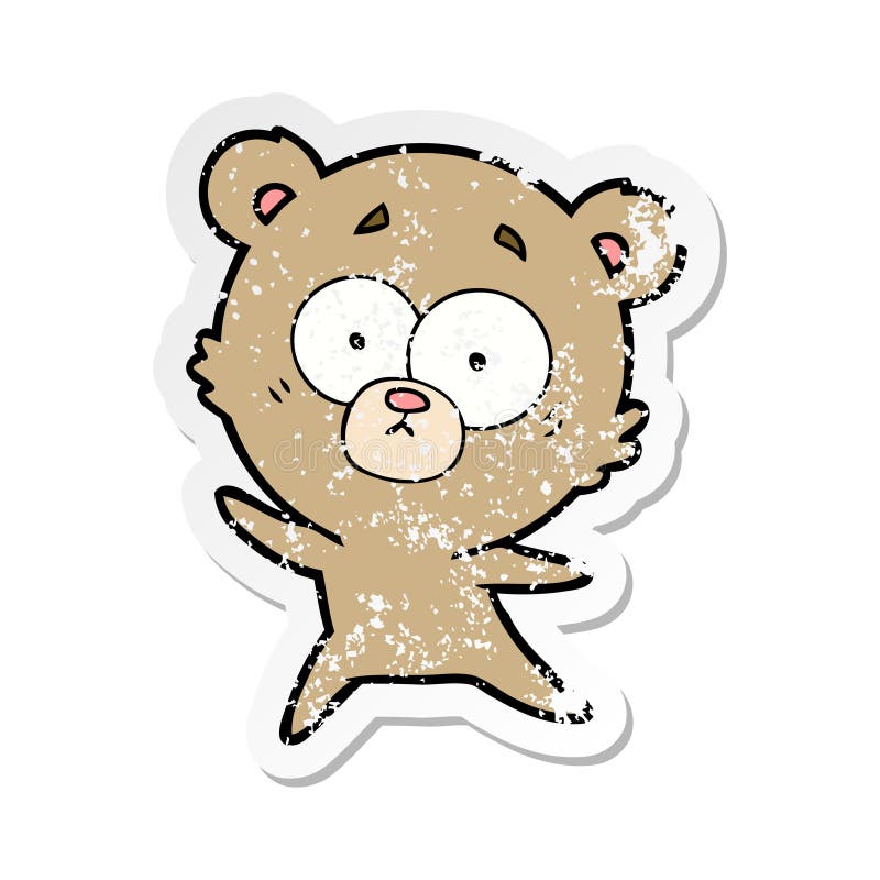 Scared Bear Cartoon Stock Illustrations – 209 Scared Bear Cartoon Stock ...