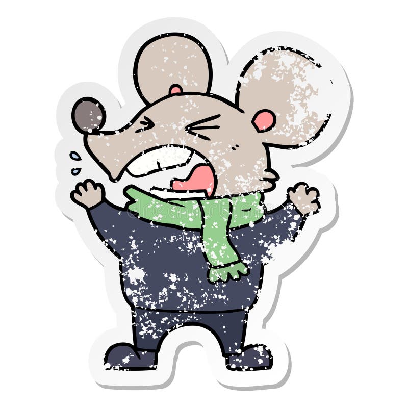 Angry Mouse Being Ready For Fighting Stock Vector - Illustration of ...