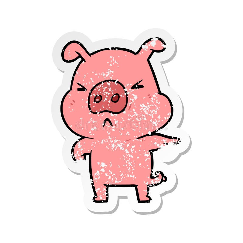Angry Pig Cartoon Stock Illustrations – 1,379 Angry Pig Cartoon Stock ...