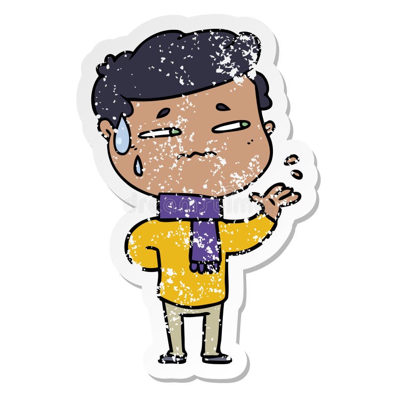 Worried Nervous Anxious Anxiety Man Male Boy Stressed Stress Cute ...