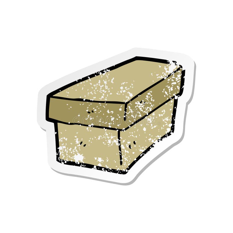 Cardboard Box Cartoon Sticker Stick Icon Decal Label Drawing ...