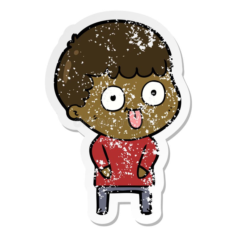 Dumb Stupid Staring Unintelligent Kid Child Man Male Boy People Cartoon ...