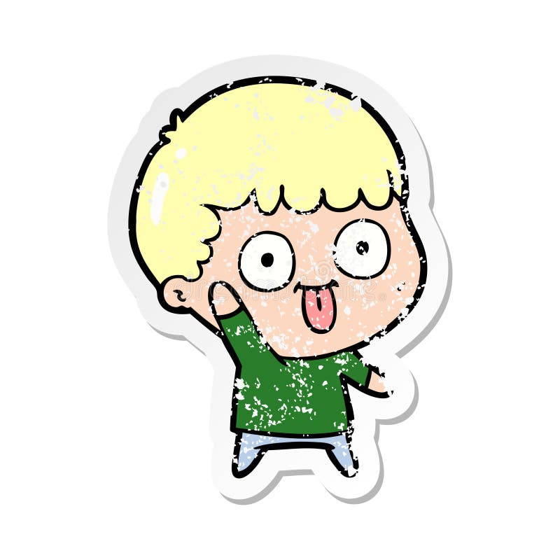 Dumb Stupid Staring Unintelligent Kid Child Man Male Boy People Cartoon ...