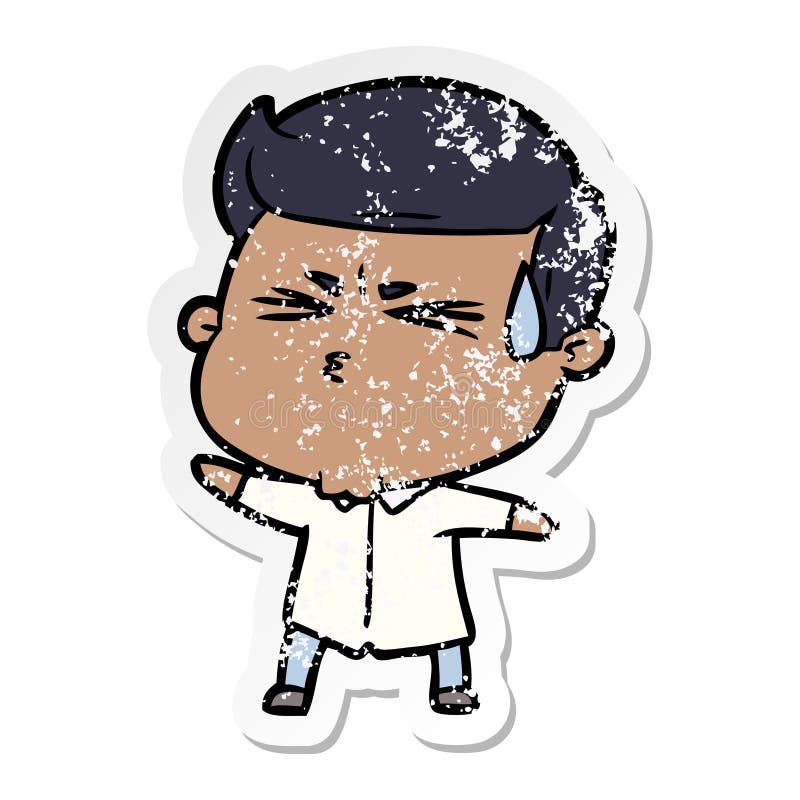 Stick Man Sweating Stock Illustrations – 198 Stick Man Sweating Stock ...