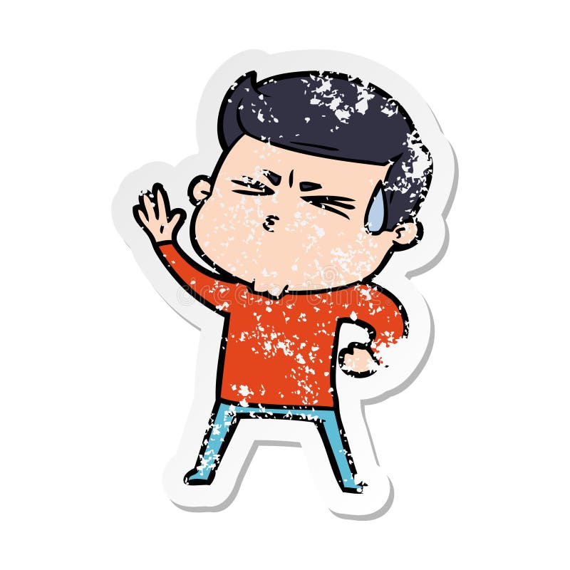 Stick Man Sweating Stock Illustrations – 198 Stick Man Sweating Stock ...