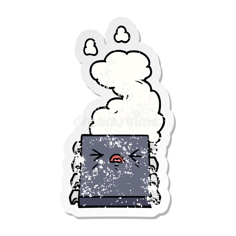 Computer Overheating Stock Illustrations – 213 Computer Overheating ...