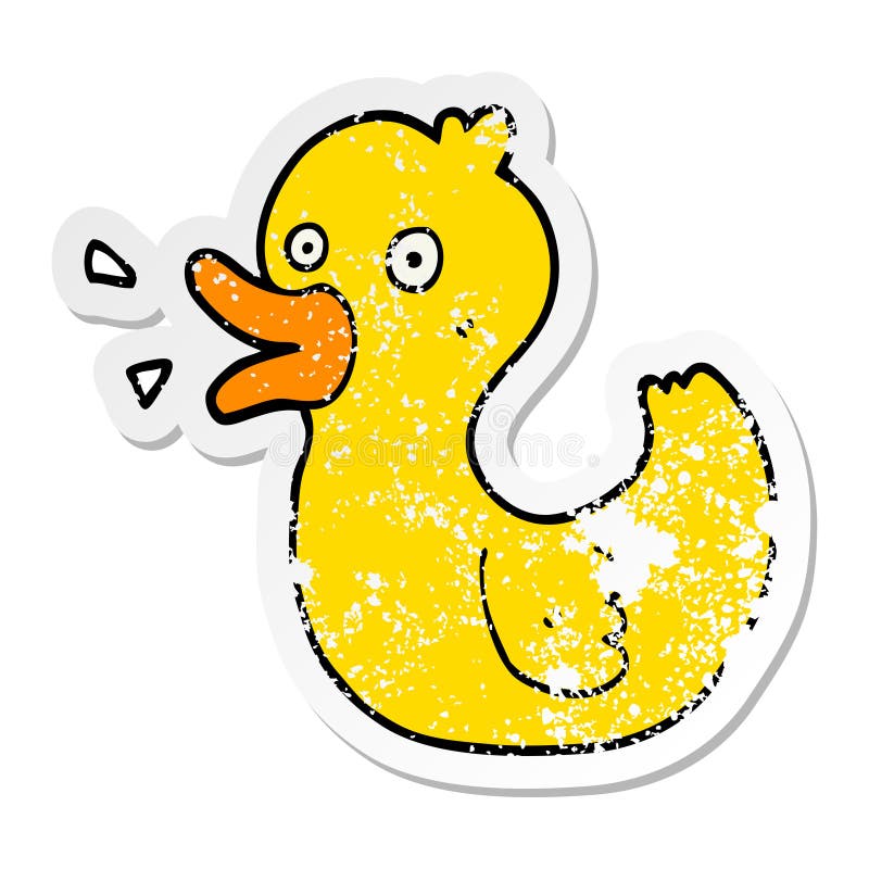 Quacking duck sign stock vector. Illustration of animal - 48539109