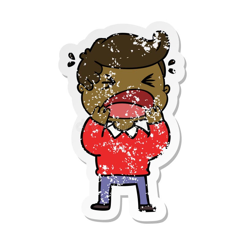 Man Male Boy Shouting Angry Annoyed Stress Stressed People Person Cute ...