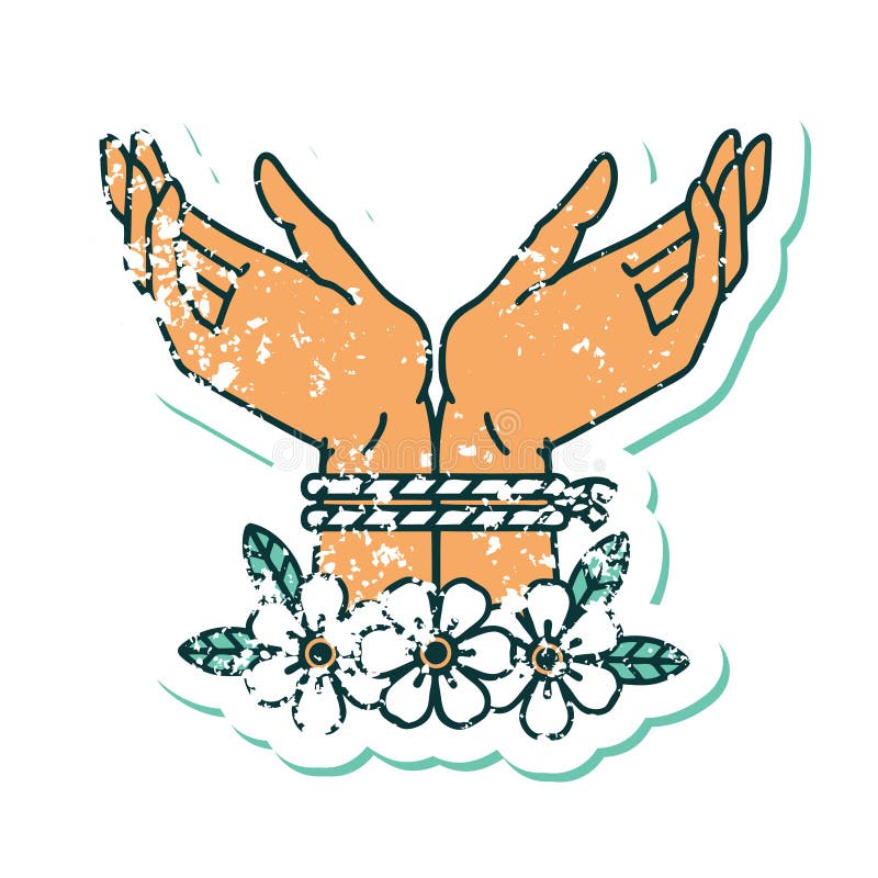 Hands Tied Stock Illustrations – 997 Hands Tied Stock Illustrations ...