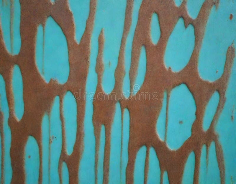 Turquoise Grunge Rusty Texture Background Aqua. Stock Illustration ...